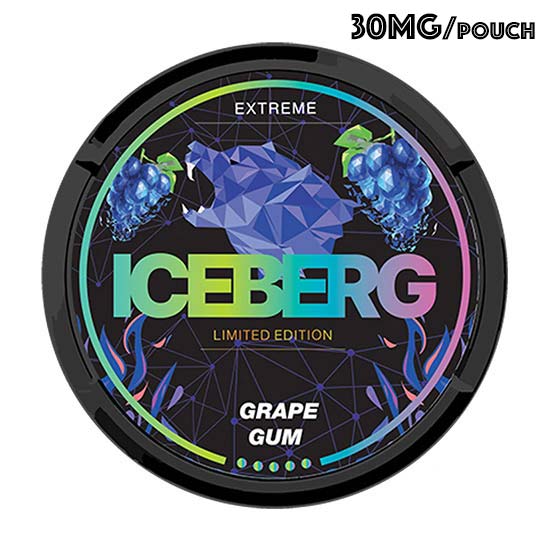 ICEBERG GRAPE GUM SLIM EXTREME – Snus Guys